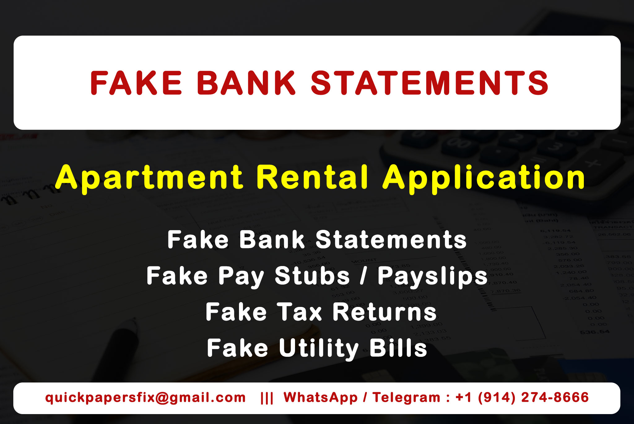 Fake Bank Statements Generator | Fake Bank Statements